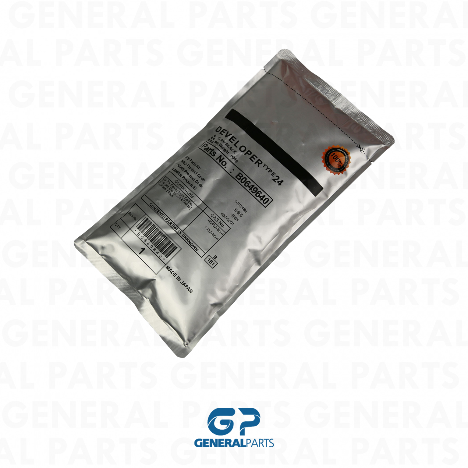 REVELADOR RICOH MP7500 MP8001 MP9001 TYPE 24W 900G 350K - General Parts